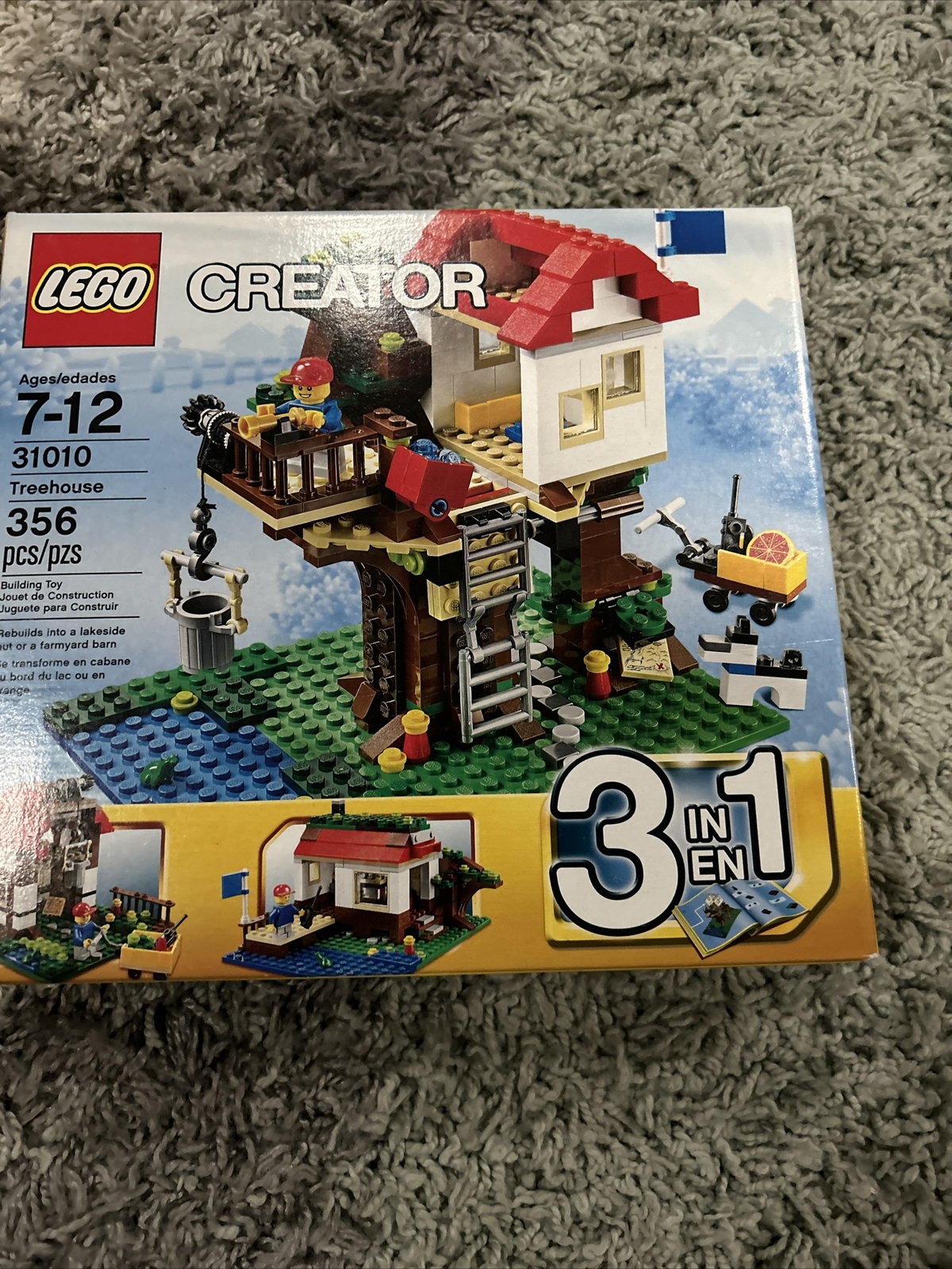 LEGO Creator 3 In 1 31010 Treehouse 356 pcs 7-12 New Factory Sealed ...