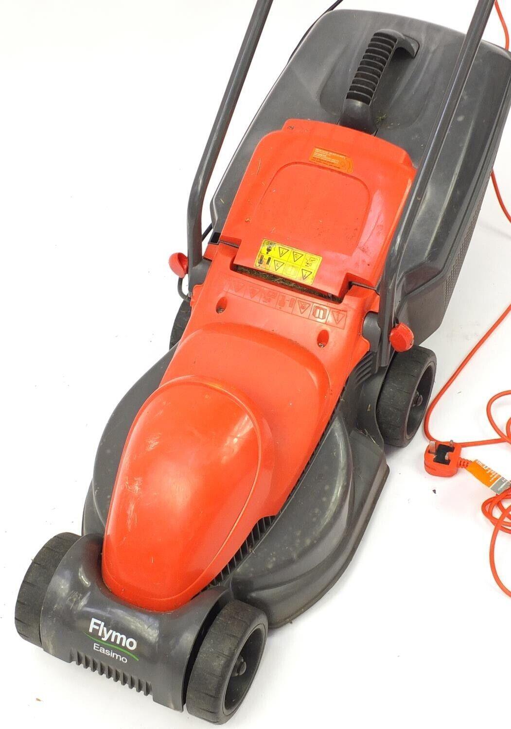 Flymo 9643225-01 Easimo 900W 32cm Electric Rotary Lawn Mower - Orange ...