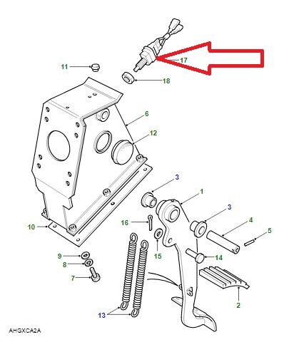 Land Rover Defender 90, Defender 110 Brake Light Switch Lucas PRC4297 ...
