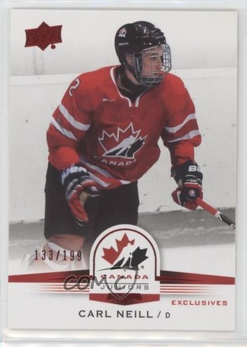 2014 Upper Deck Team Canada Juniors Exclusives /199 Carl Neill #5 | eBay
