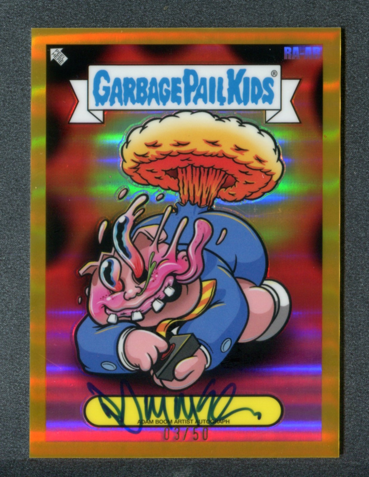 2024 Topps Chrome Garbage Pail Kids S7 Autograph Gold Refractor Rory ...
