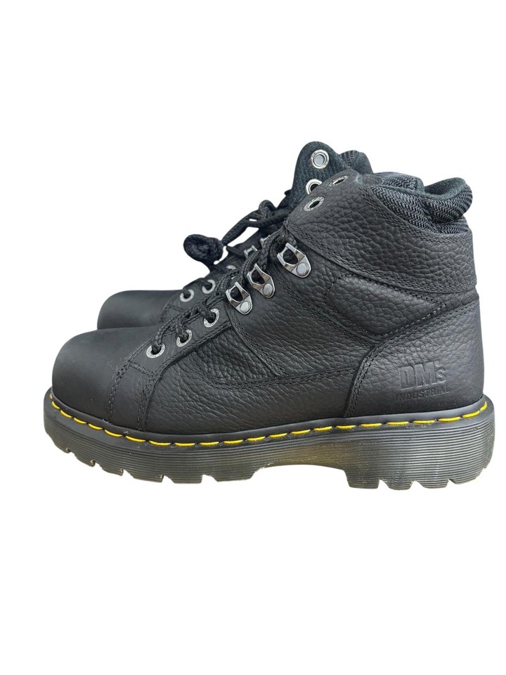 Dr. Martens Men's Austin Chukka Boot, Steel Toe Industrial Black ...