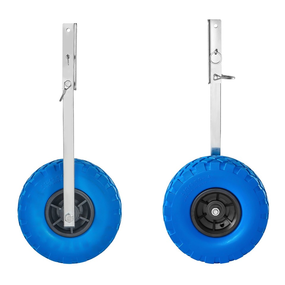 Uimoso 300 lbs Boat Launch Wheels, 10" Stainless Steel Transom Wheels ...