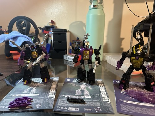 Transformers Legacy Evolution Insecticon Shrapnel, Kickback, Bombshell ...