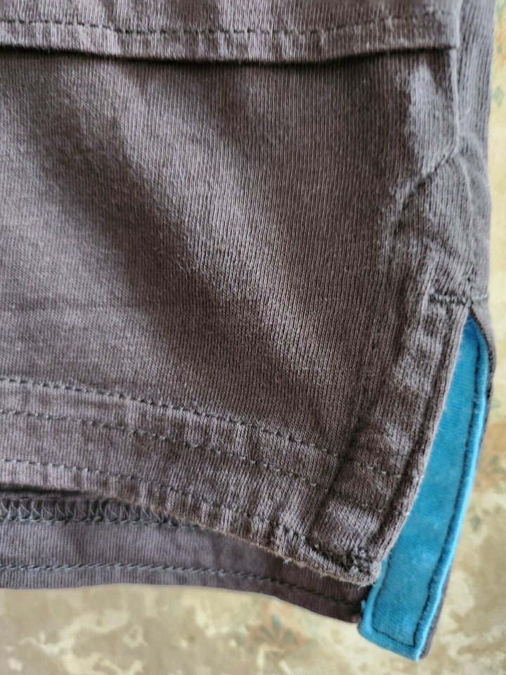 Lovely Grey and Blue Morrisons Nutmeg Short Sleeve T-Shirt Top, size 11 ...