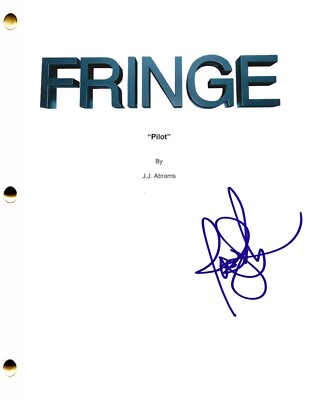 JOSHUA JACKSON SIGNED FRINGE PILOT SCRIPT AUTHENTIC AUTOGRAPH | eBay