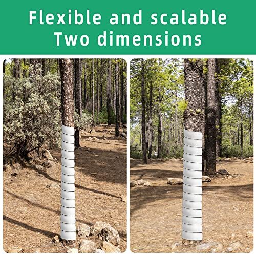 2 Pcs Tree Trunk Protector2 Size Plastic Spiral Tree Guardtree Bark ...