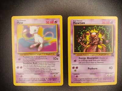 Pokémon TCG Mew Promo #8/ Mewtwo Promo #14 | eBay