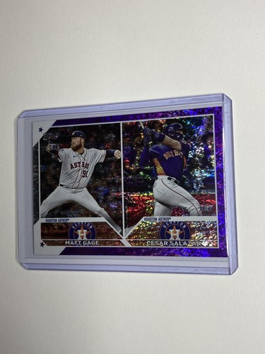 Matt Gage/Cesar Salazar 2023 Topps Update Rookie Combos #US318 Purple ...