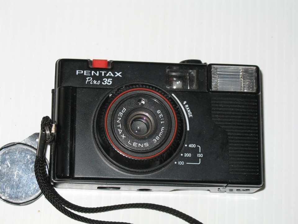 Vintage Pentax Mini Sport 35AF and Pentax pina 35mm Film Camera-as is ...