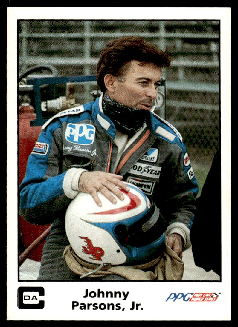 1985-86 CDA PPG Indy Car Johnny Parsons Jr. #14 | eBay