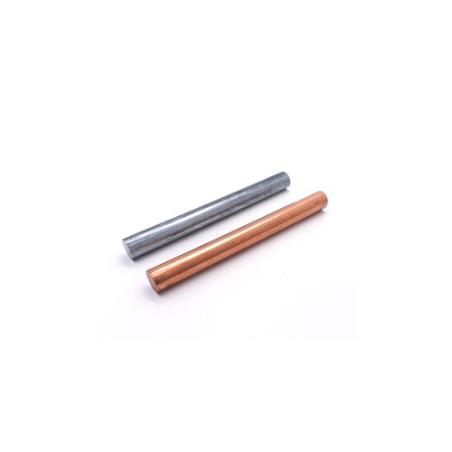 Pure Copper Zinc Rods Diameter 10mm Length 100mm Solid Copper Zinc Bar ...