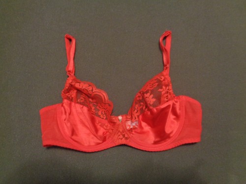 Vintage JCPenney FANTASIA 7224 Red and LACE vintage bra 36C JC-1 | eBay