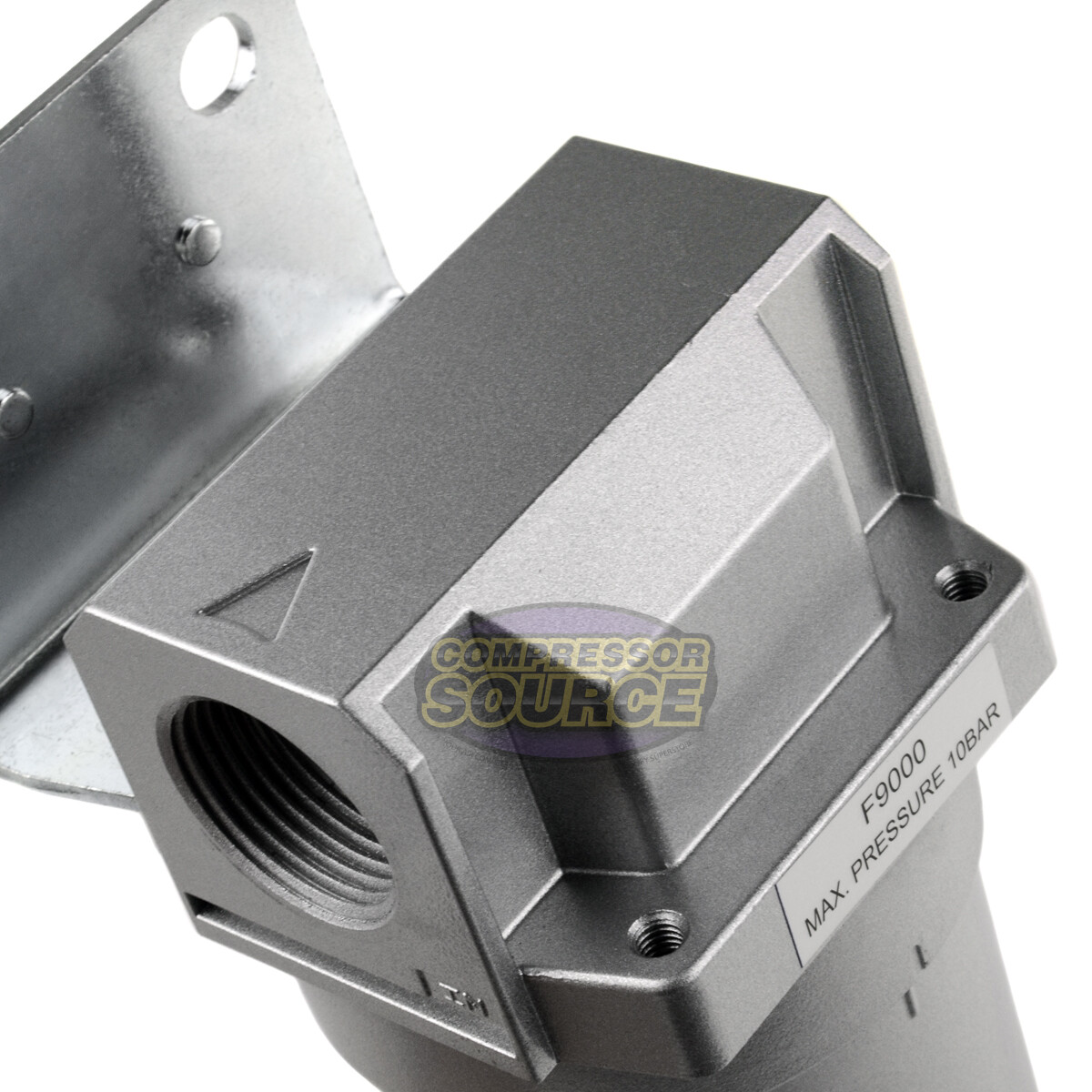 1" Inline Air Compressor In Line Water Moisture Filter Trap Separator ...