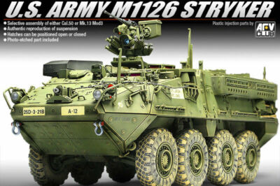 Academy 13284 1/35 US ARMY M1126 ICV STRYKER STRYKER Plastic Model Kit ...