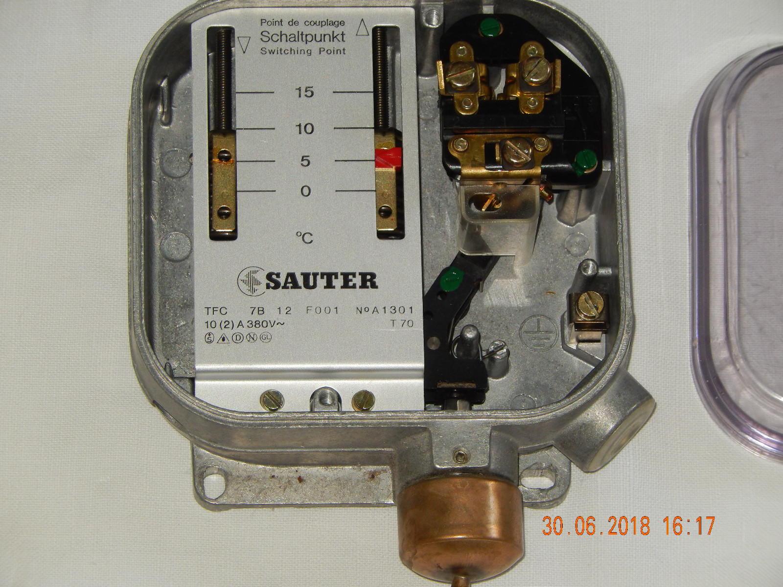 Sauter TFC 7B 12 F001 Frostschutzwächter Thermostat Antifreeze frost ...