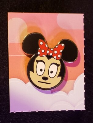 Disney Collectible Pin - Minnie - Emoji - Scared - (#122049) - 2017 | eBay