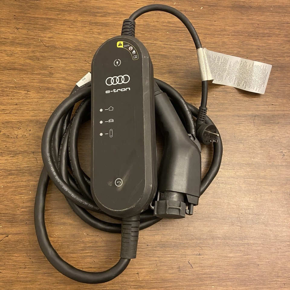 Audi e-tron EV Charger A3 Q4 Q5 RS GT PHEV Charging cable w/120v Nema 5 ...