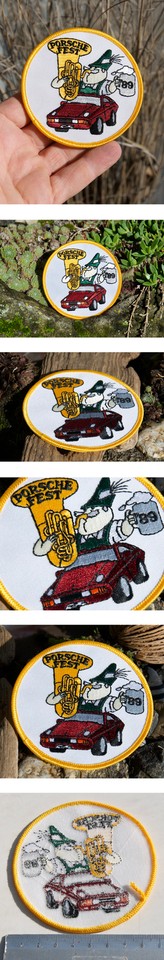 VINTAGE AUTOMOBILE CLUB PATCH / BADGE # PC AMERICA PORSCHE FEST ...