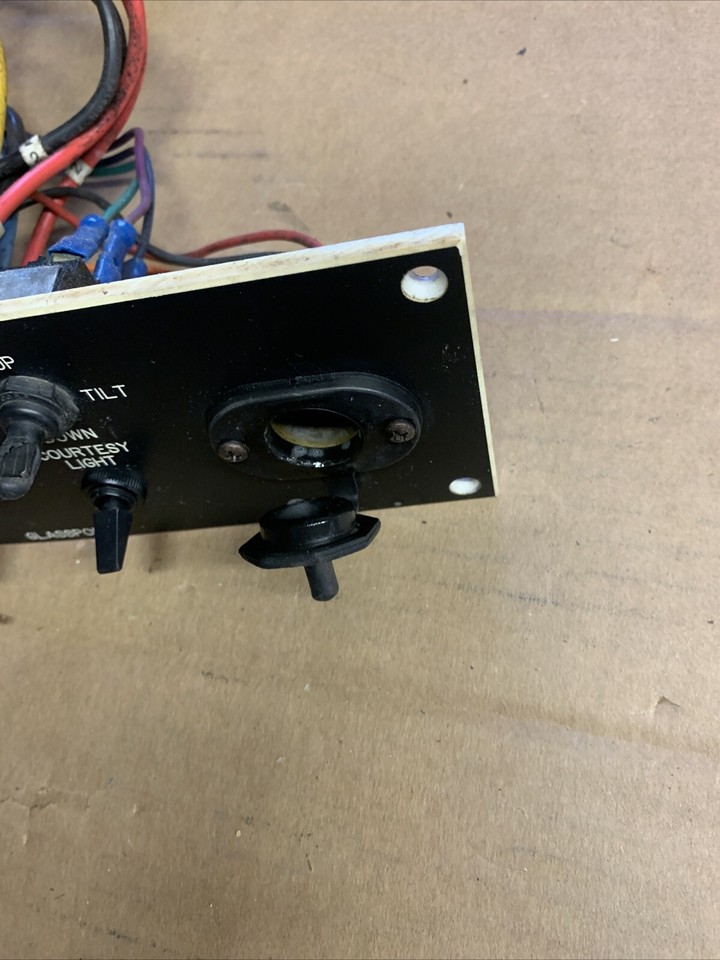 Bass Boat Front Flush Mount Switch Trolling Motor Control Panel | eBay