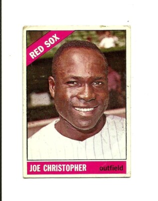 1966 TOPPS #343 Joe Christopher: Boston Red Sox: Outfielder: Baseball ...