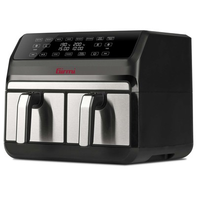 FG22 Friggitrice ad Aria a Due Zone 1700 Watt 8 Litri Digitale Nero ...