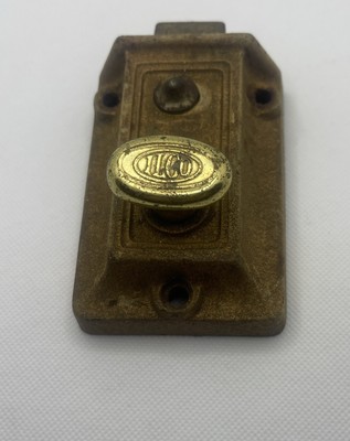 Vintage Ilco Door Latch Lock Deadbolt Turn Knob - Brass Knob - Works | eBay