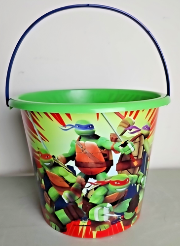 NEW Teenage Mutant Ninja Turtles 11"x9"x7" Jumbo Plastic Bucket | eBay