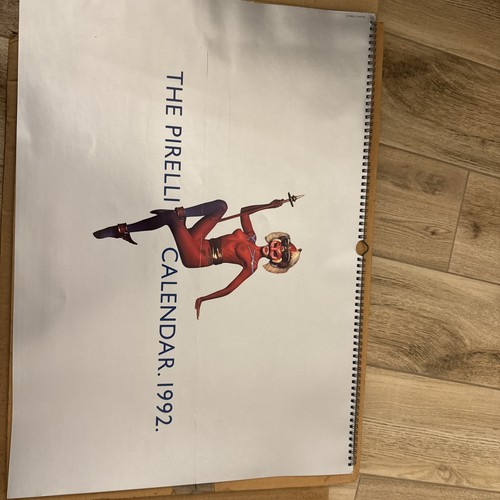 Pirelli calendar 1992 Original box . Man cave decoration | eBay UK