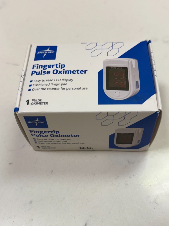 Medline Finger Pulse Oximeter Brand New in Original Box | eBay