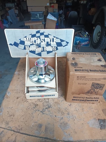 vintage motor wheel center caps new in box nos amc | eBay