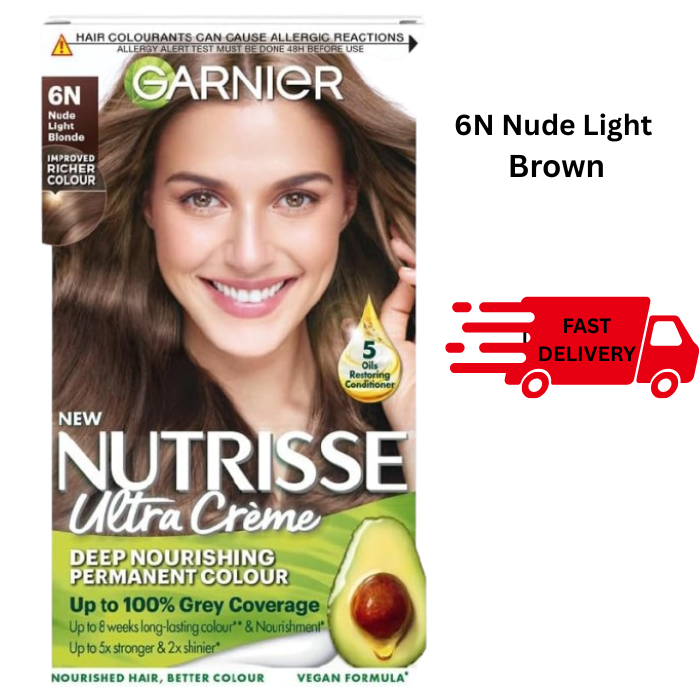 Garnier Nutrisse Permanent Hair Dye Long Lasting Intense Colour For all ...