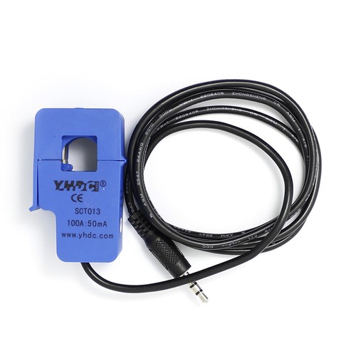 SCT-013-000 AC Current Sensor 100A Non-invasive Split Core Current ...