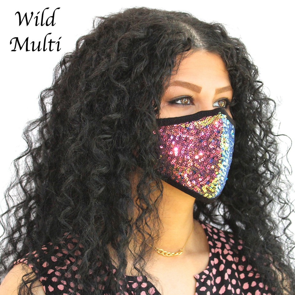Bling Sequin Glitter Face Mask Fashion Face Masks Bling Face Mask | eBay
