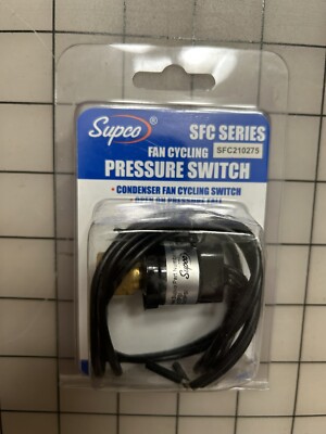 Supco SFC210275 Condenser Fan Cycling Pressure Switch | eBay