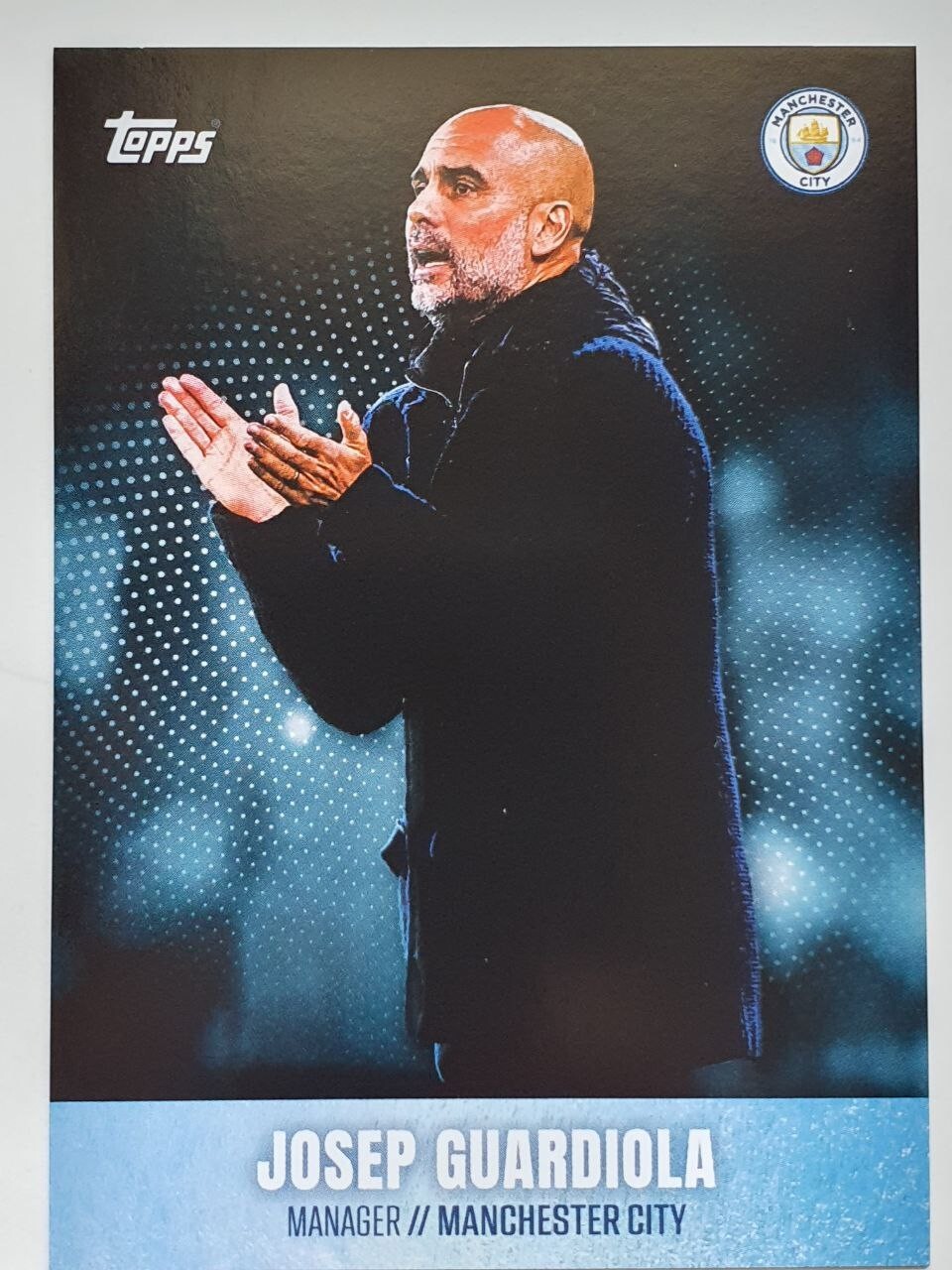 Manager Card JOSEP GUARDIOLA - Manchester City TOPPS OFFICIAL CARDS ...