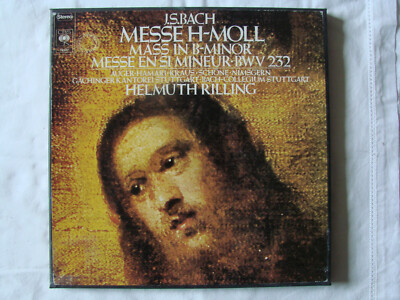 Bach : Messe en si mineur - H. Rilling - Auger - Amari - 3 LP - Liv ...