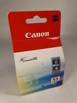 Canon 51 Colour CL-51 ChromaLife100 Genuine Ink Cartridge CL51 PIXMA ...