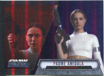 Star Wars Evolution 2016 Purple Parallel Card #16 Padm‚ Amidala ...