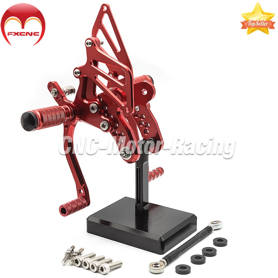 CNC Rearsets Footpegs Pedals Set For GSX1300R HAYABUSA GSXR1300 1999 ...