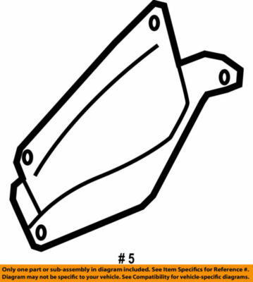 53737-0C030 Toyota Seal, front fender apron, lh 537370C030, New Genuine ...