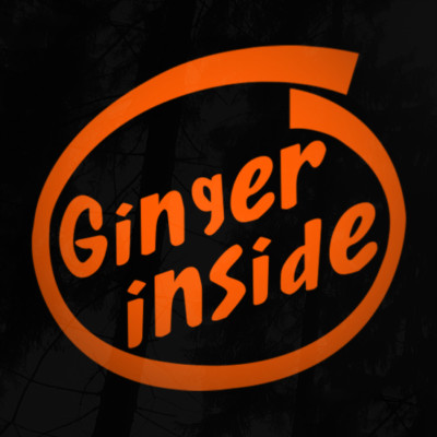 Ginger Inside Funny Decal Sticker For Car Van Window Bumper Caravan ...