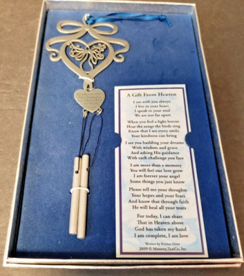 Wind Chime Christmas Heavenly Remembrance: 9-Inch Memorial with ...