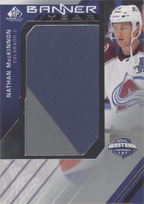 2021-22 Upper Deck SP Game Used - 2021 Nhl Western Conference Banner ...
