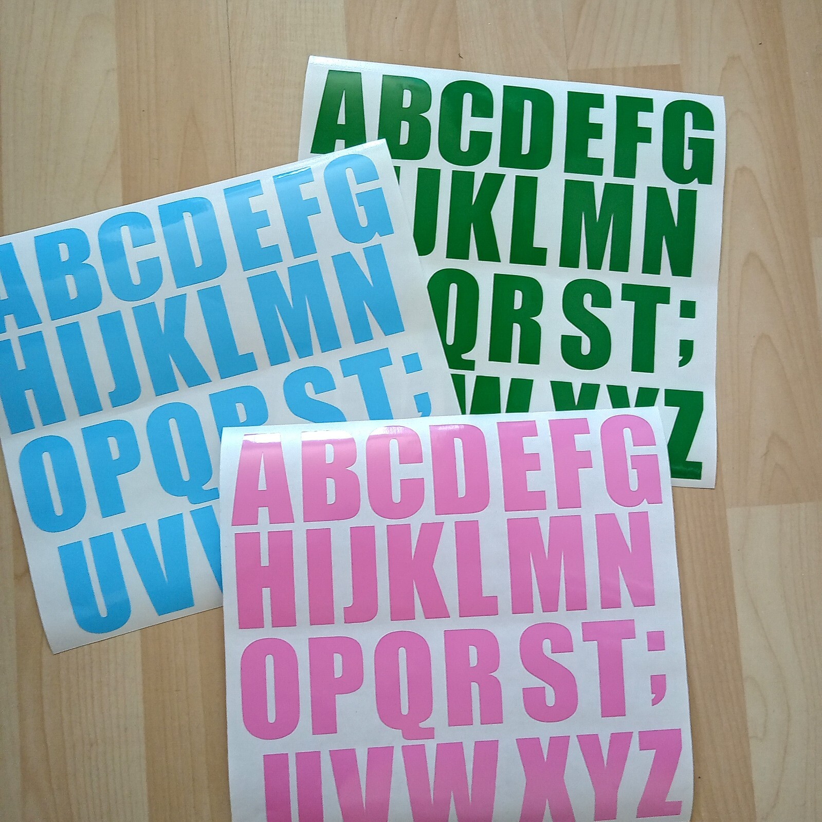 Big Sticky Letters Full Alphabet A-Z 50/60/70mm signs banner shop ...