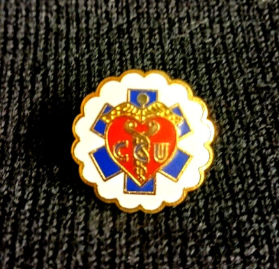 1999 Heart CCU Critical Care Unit Pin Medical Insignia Recognition ...