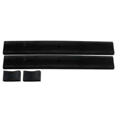 1958-66 Tailgate Chain Covers - Black - Fleetside for Chevy, GMC Truck ...