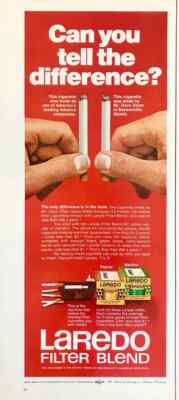 1971 Laredo Tobacco and Cigarette Machine PRINT AD Can You Tell the ...