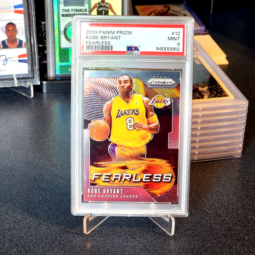 2019 Panini Prizm Fearless 12 Kobe Bryant PSA 9 Los Angeles Lakers NBA ...