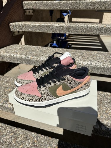 Nike SB Dunk Low Pro QS Rust Pink And Rough Green | eBay
